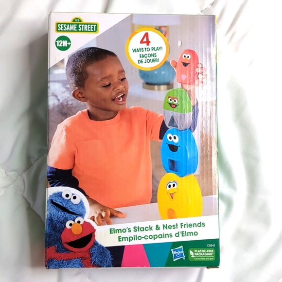 Hasbro | Toys | Sesame Street Elmos Stack And Nest Friends New | Poshmark